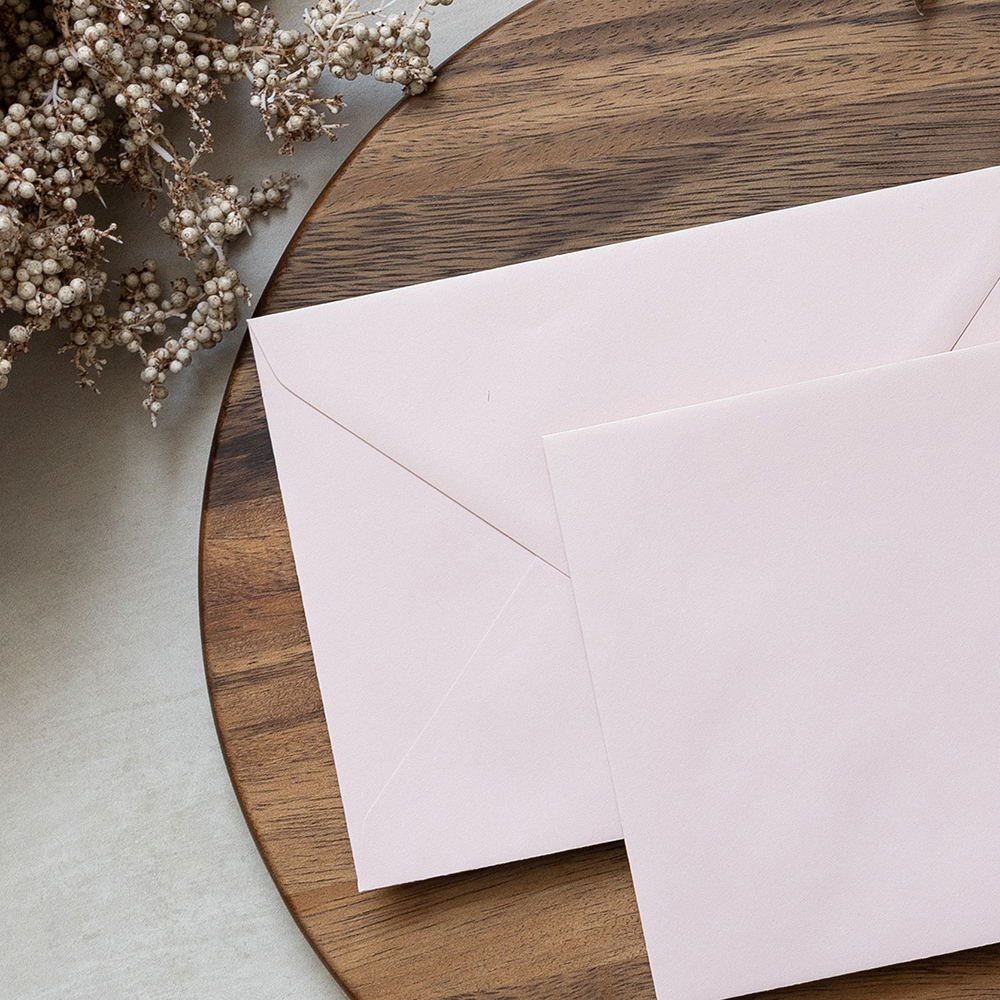 Warm Pink Envelopes | C7/C6/5x7"/C5/Square | DIY